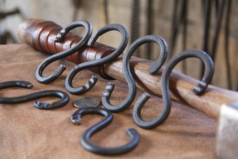 S-hooks / Forged / Hooks for Hanging - Etsy