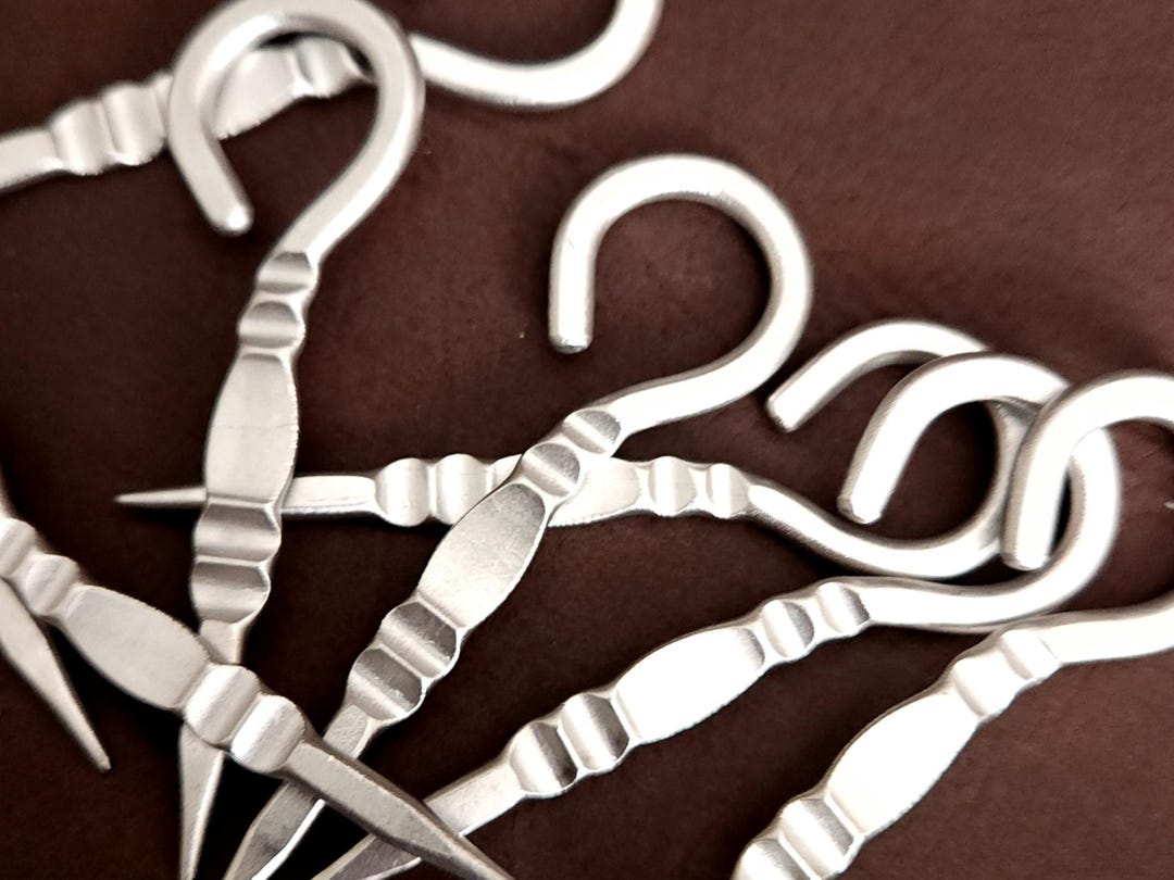 Grill Pins: Hand Forged Stainless Steel Bacon Wrapping BBQ Accessory - Etsy
