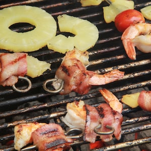 Grill Pins: Hand Forged Stainless Steel Bacon Wrapping BBQ Accessory - Etsy