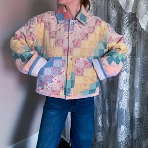 Quilt Jacket PDF Sewing Pattern | Beginner Friendly | Sizes XS-S, M-L ...