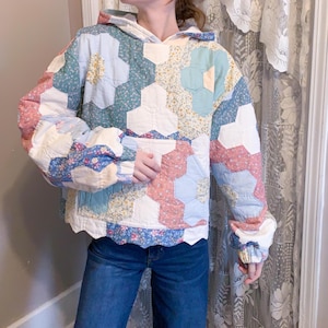 Quilt Hoodie Sewing Pattern PDF | Beginner Friendly | XS–XL Digital ...