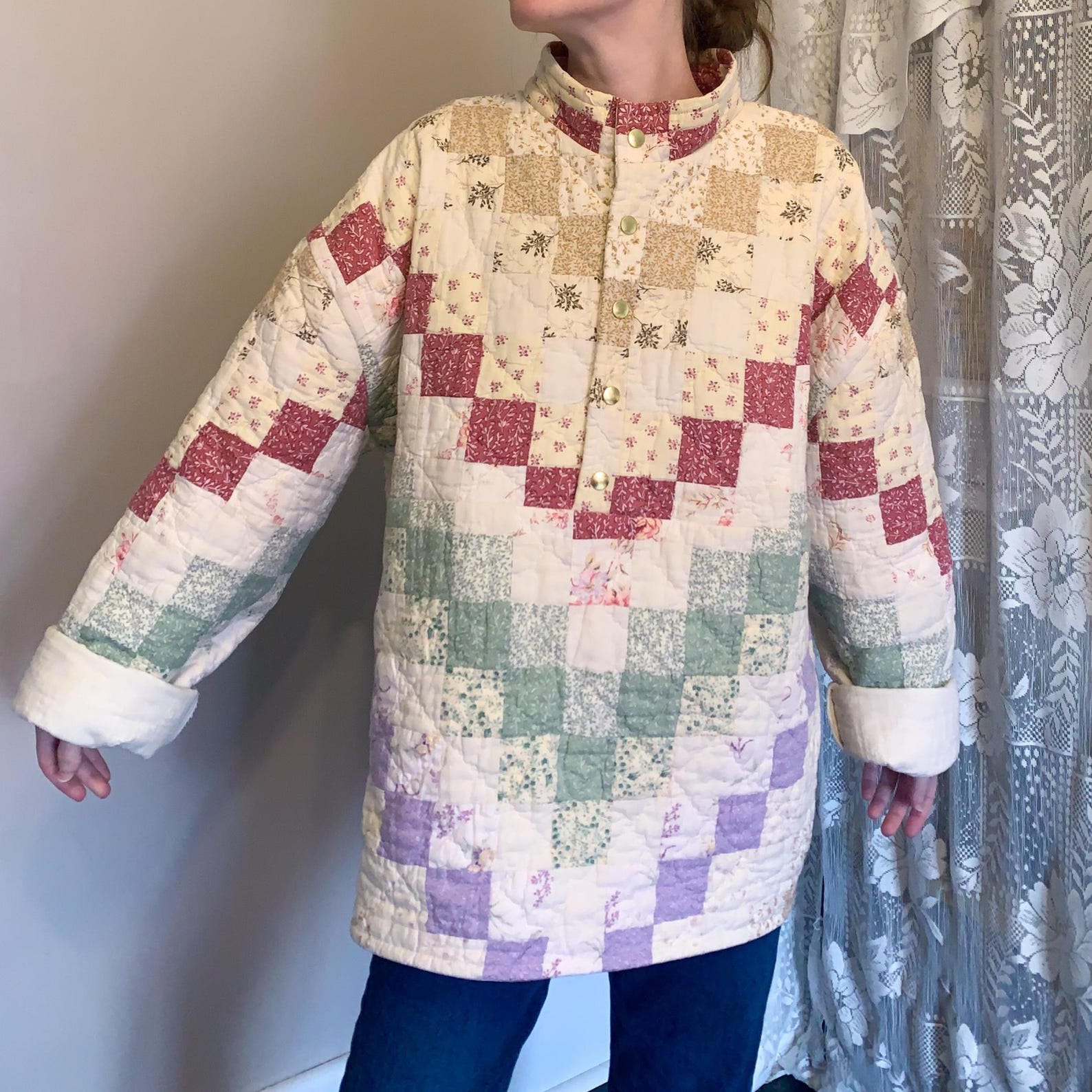 Quilt Pullover Sewing Pattern PDF | Beginner Friendly | XS–XL Digital ...