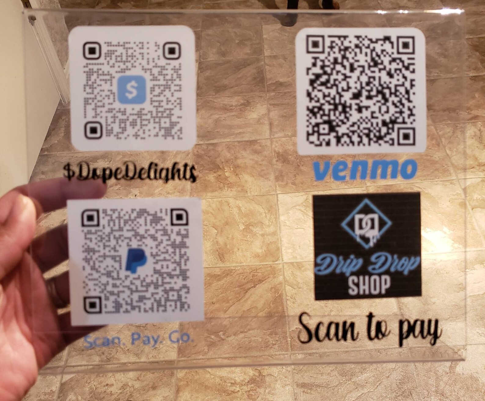 Pay Frame/ QR Code Frame/ Money Frame/ Logo Frame - Etsy