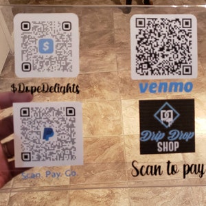 Pay Frame/ QR Code Frame/ Money Frame/ Logo Frame - Etsy