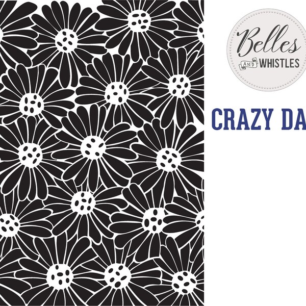 Large Daisy Stencil - Etsy