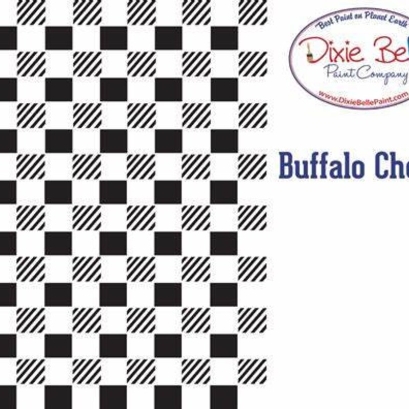 Buffalo Check Stencil - Etsy