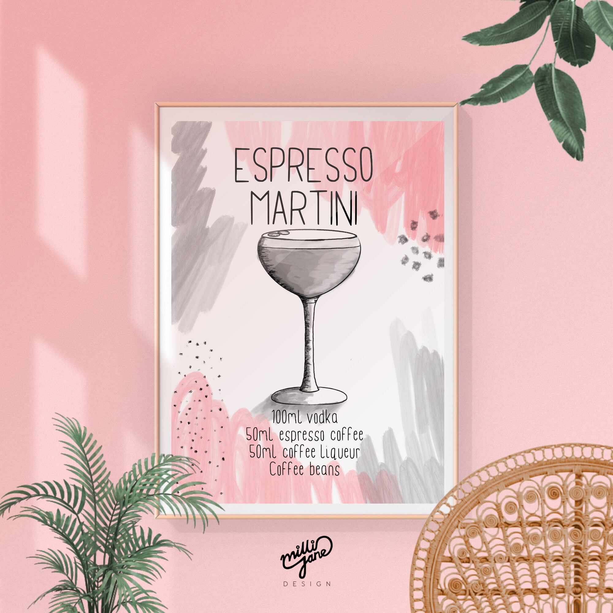 DIGITAL Cocktail Printable Guide & Printable Set,cocktail Recipe,drink ...