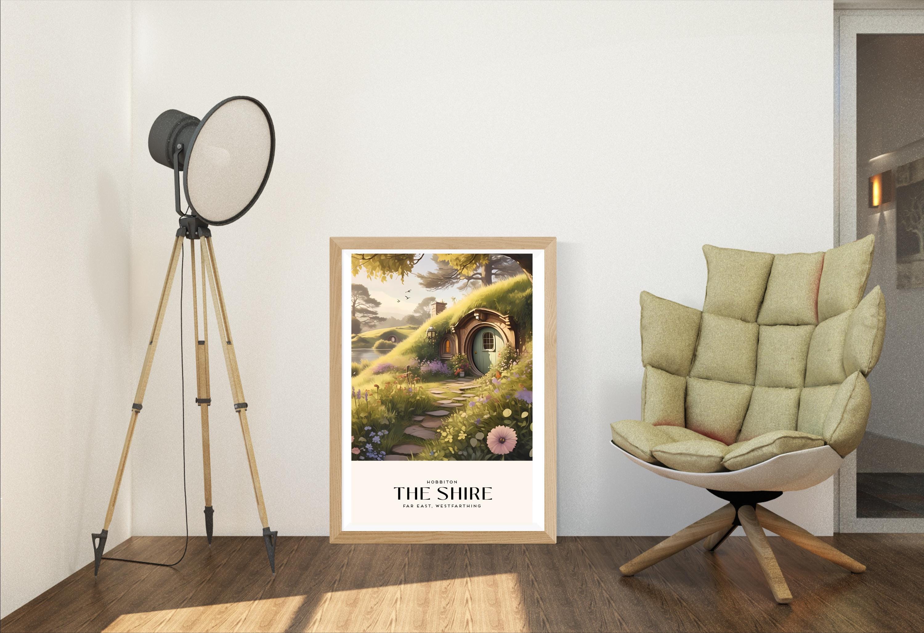 The Shire Hobbiton Printable Art | Lord of the Rings Wall Decor | Cozy ...