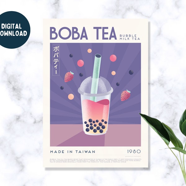 Tea Poster - Etsy