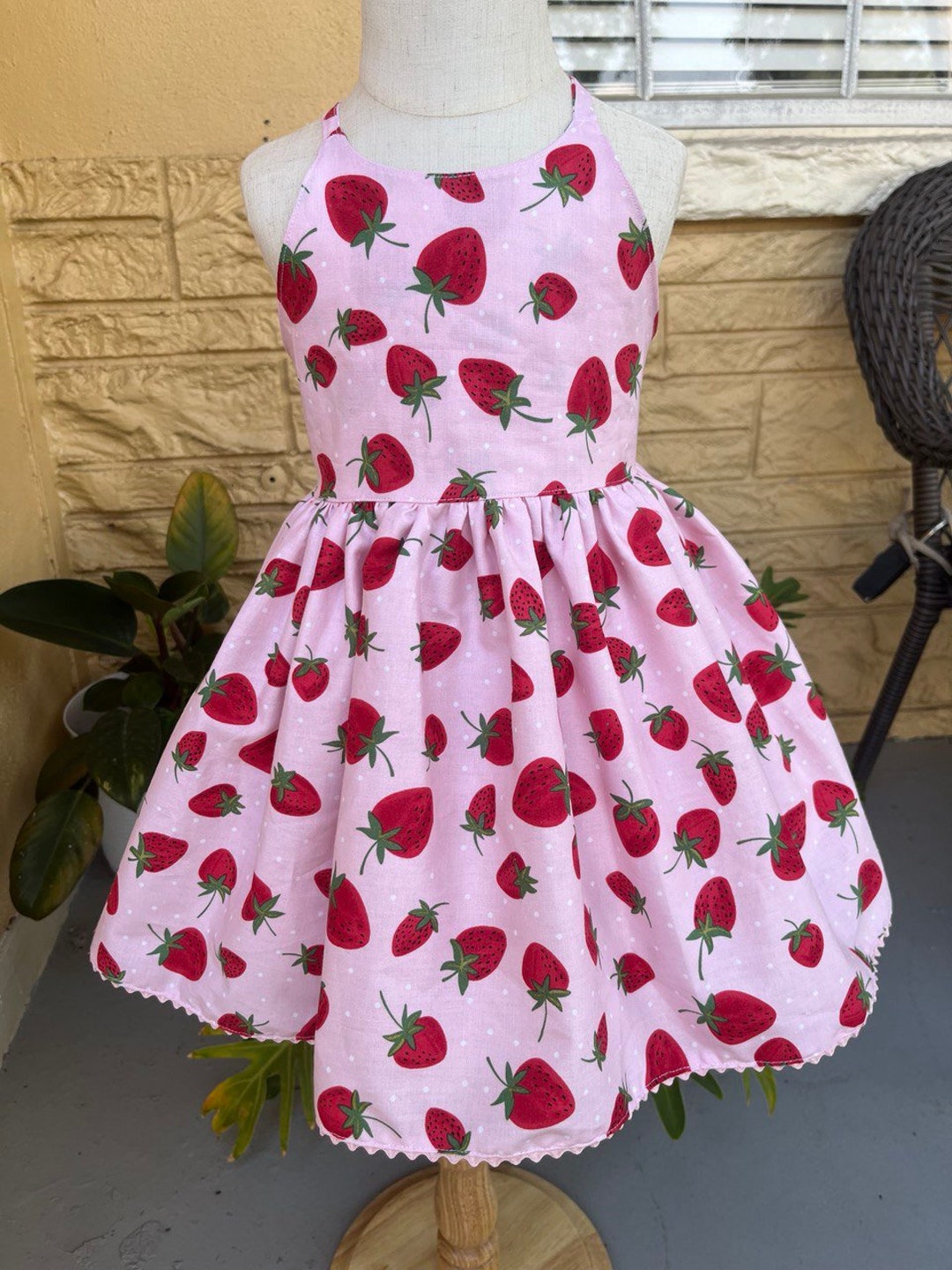 Strawberry Dress for Girl,toddler Strawberry Dress,baby Strawberry ...