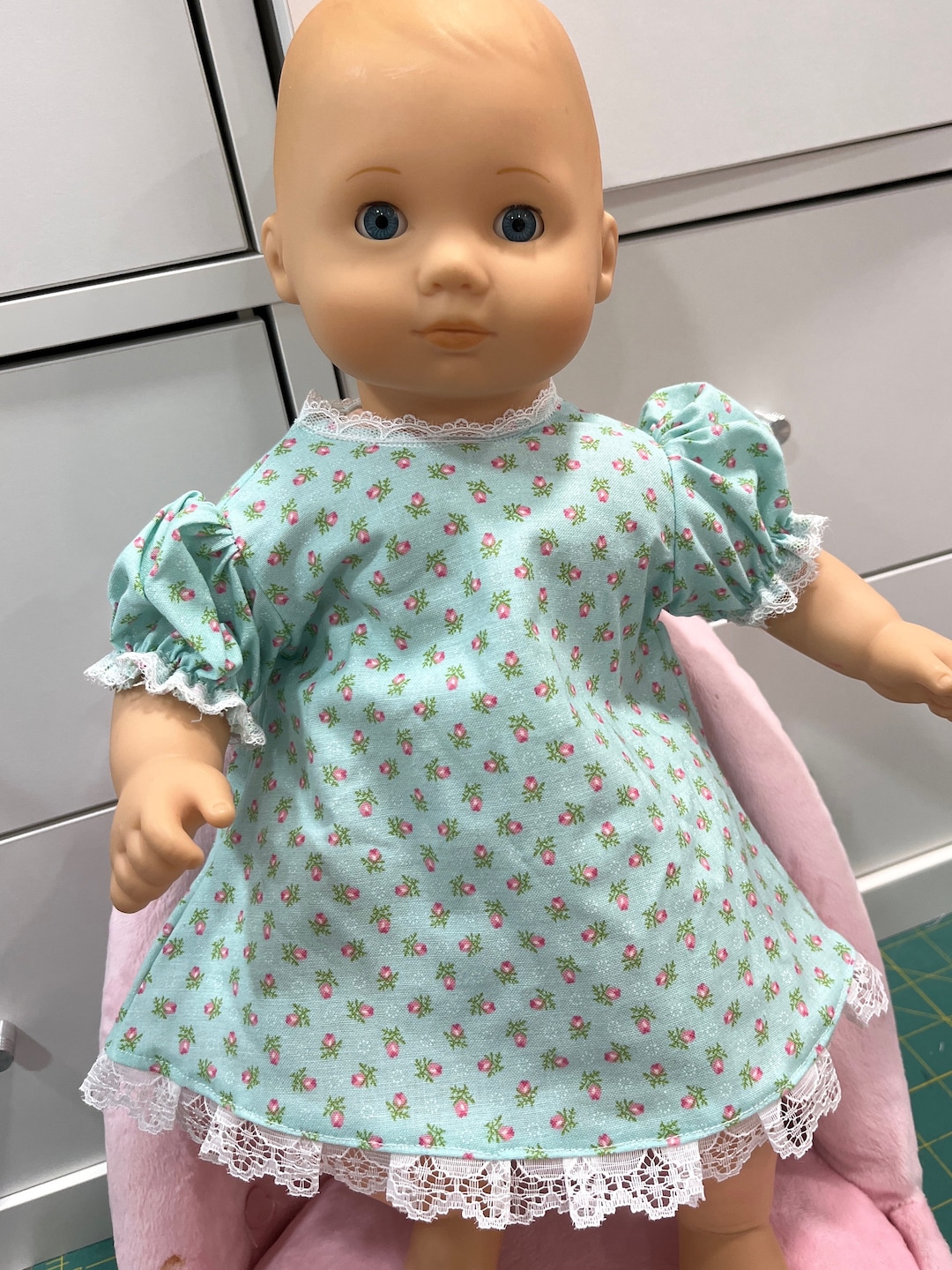 Rosebud Bitty Baby Doll Dress Fit 14.5 to 18 Inch Doll Dress,fit AG and ...