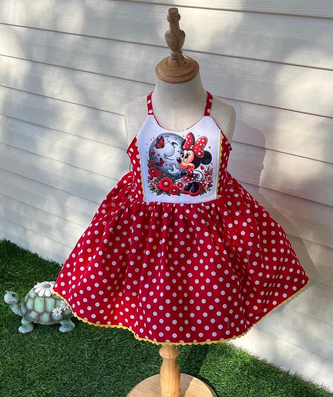 Minnie Mouse Toddler Dress,girls Minnie Mouse Costume,polka Dot Dress ...