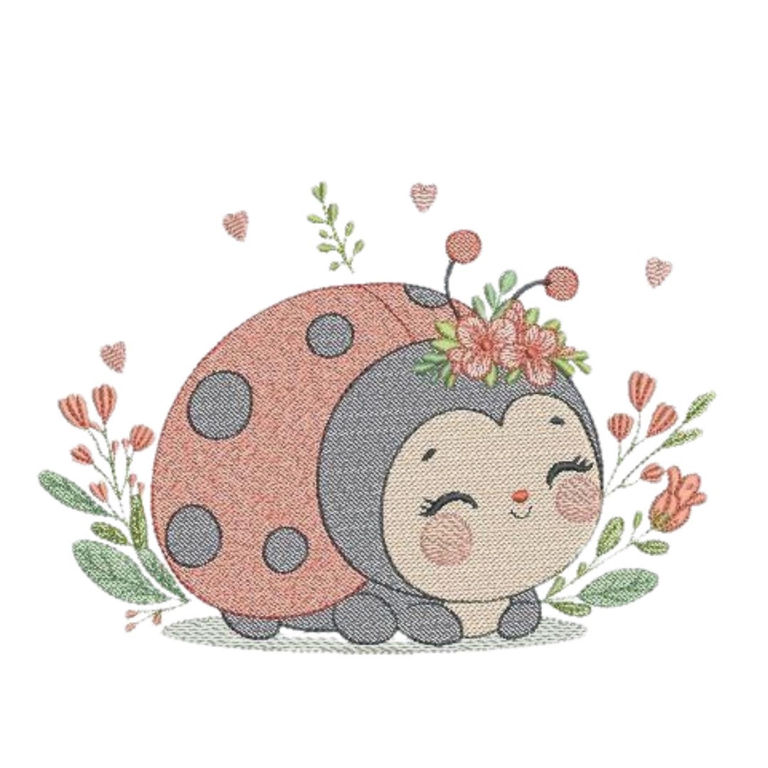 Lady Bug Embroidery Designs 6 Sizes - Etsy