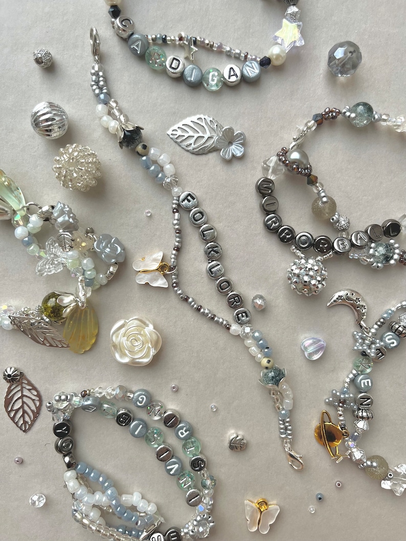 Invisible String Bracelet Eras Version Folklore - Etsy