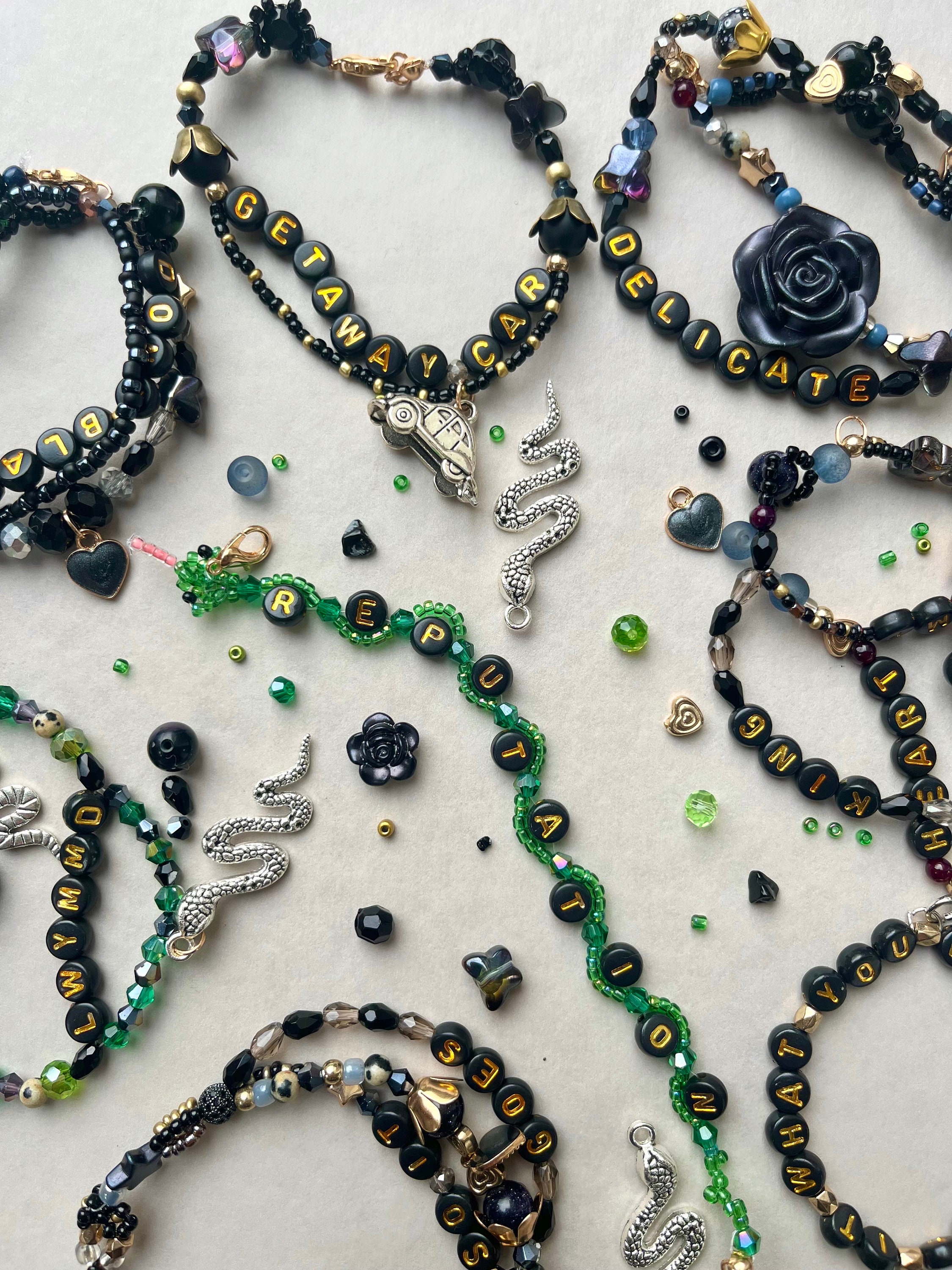 Getaway Car Bracelet Eras Version Reputation - Etsy