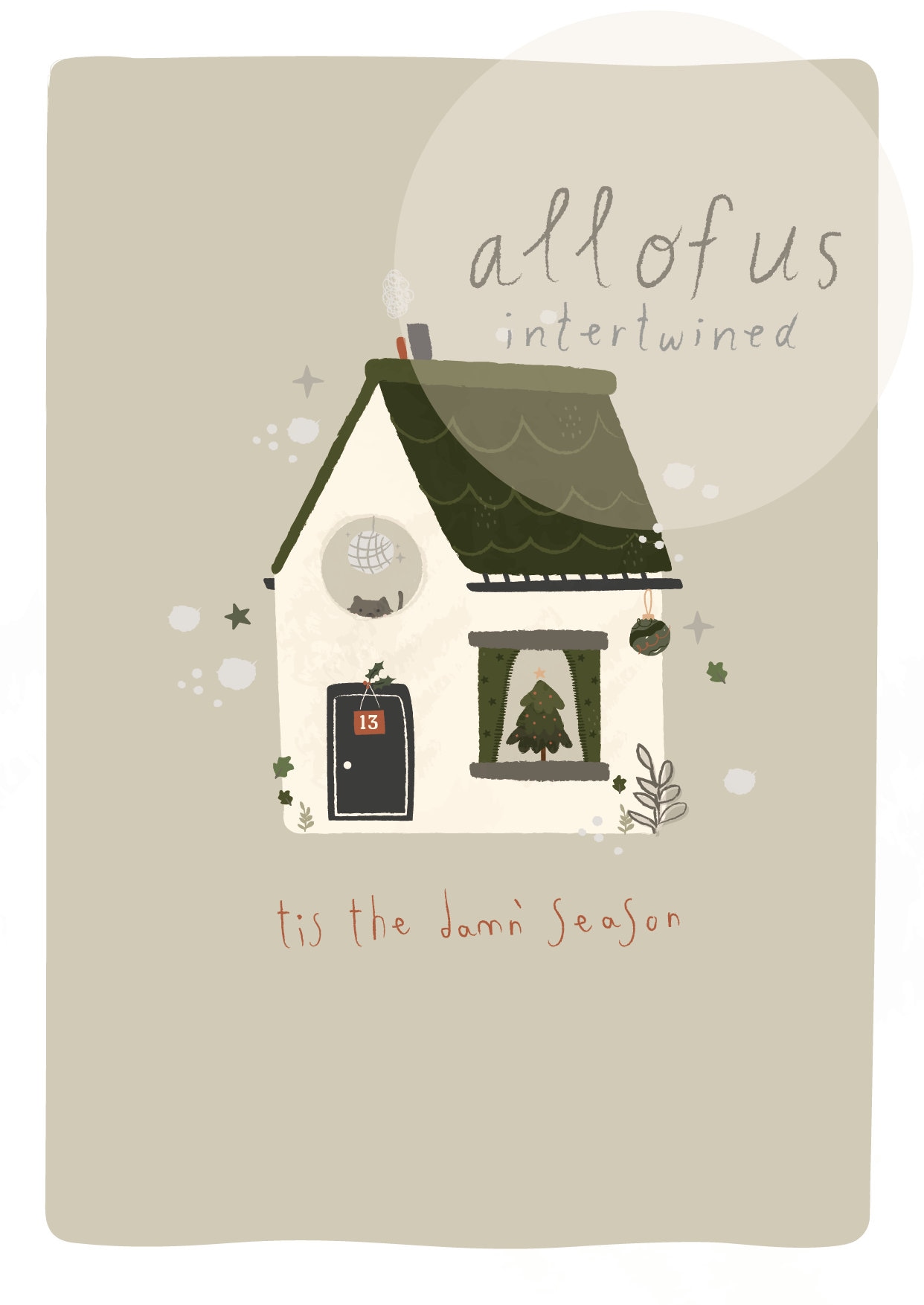 Tis the Damn Season Evermore Wall Art Poster for Download - Ivory - Etsy