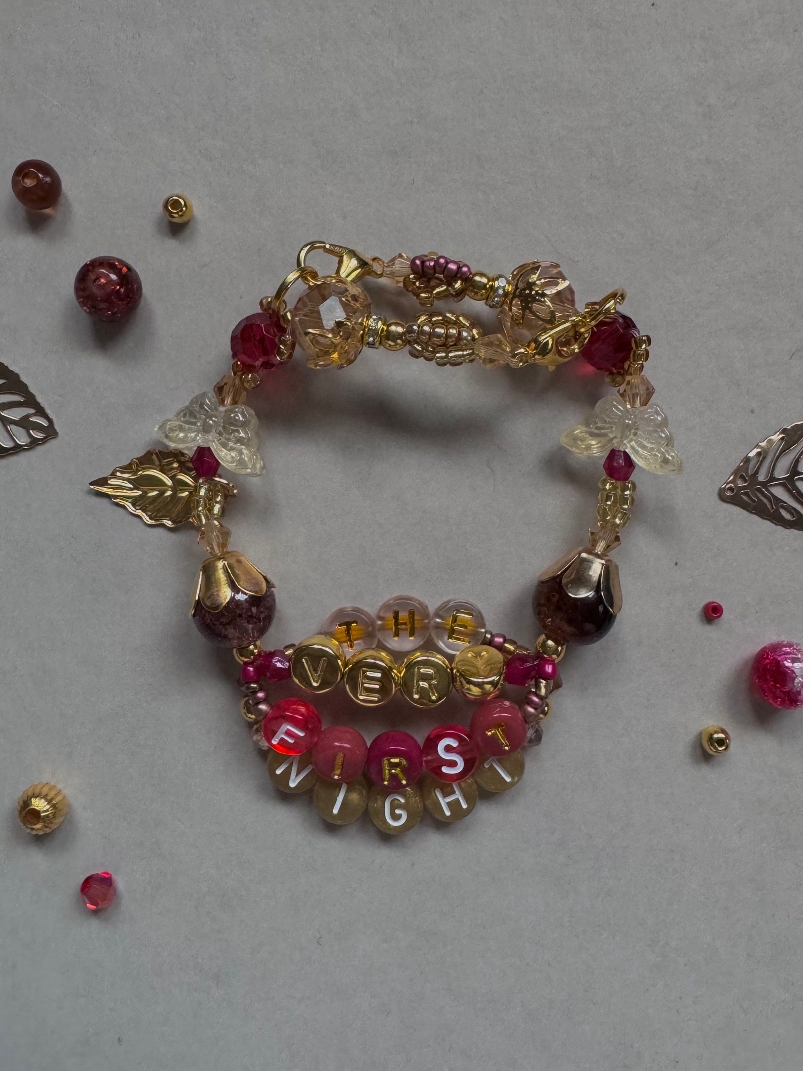 The Very First Night Red Bracelet Eras Version - Etsy