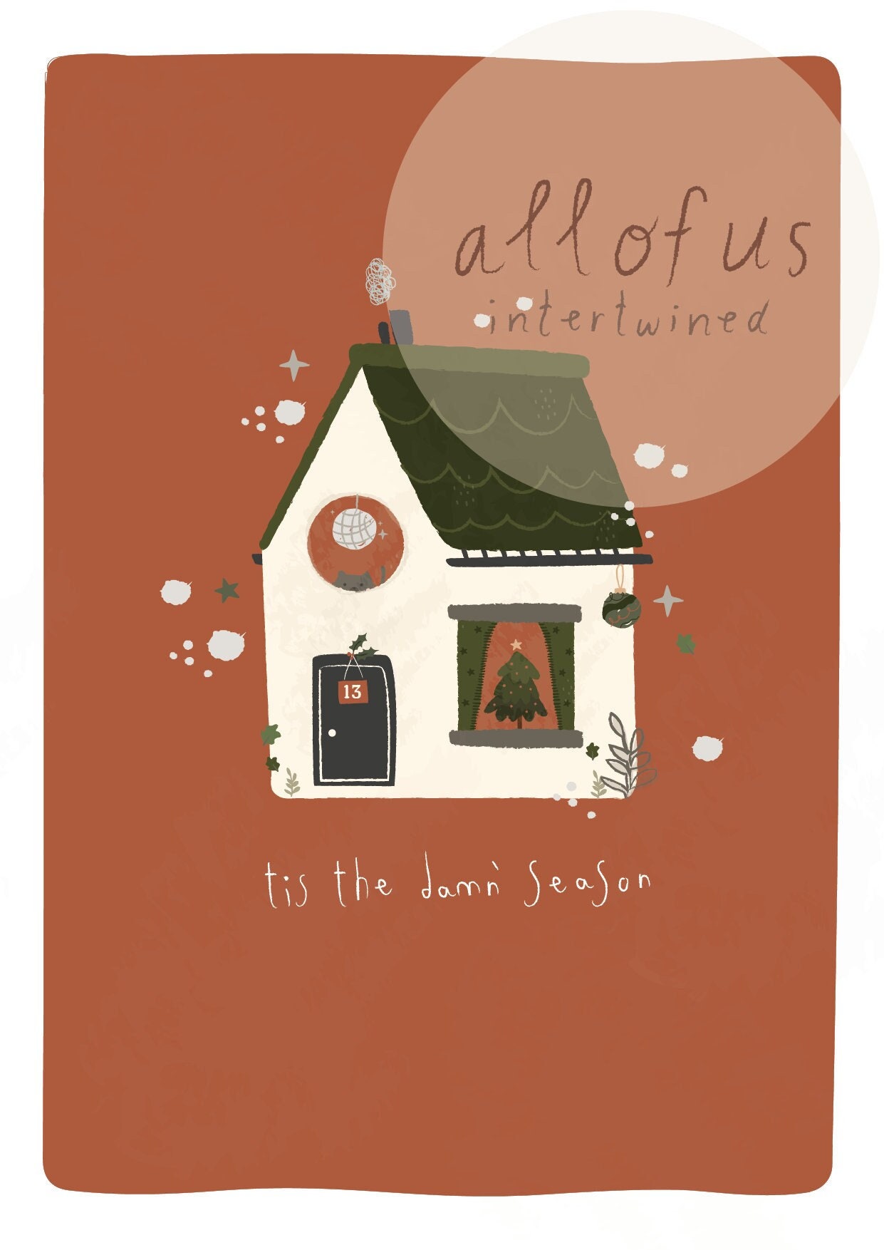Tis the Damn Season Evermore Wall Art Poster for Download Ivory - Etsy