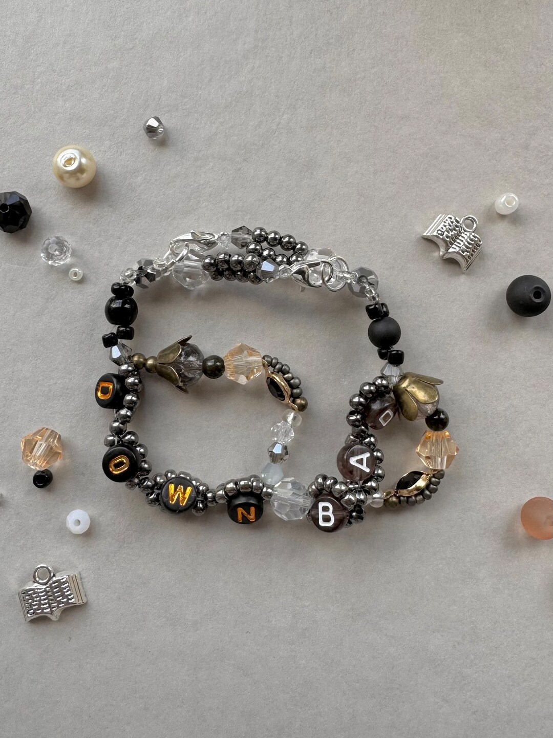 Down Bad the Tortured Poets Department Eras Version Bracelet (TTPD) - Etsy