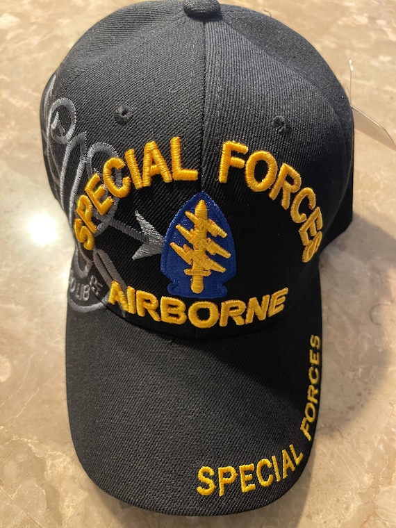 Special Forces Airborne Cap Black - Etsy