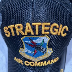 Strategic Air Command Cap Black New Mesh - Etsy