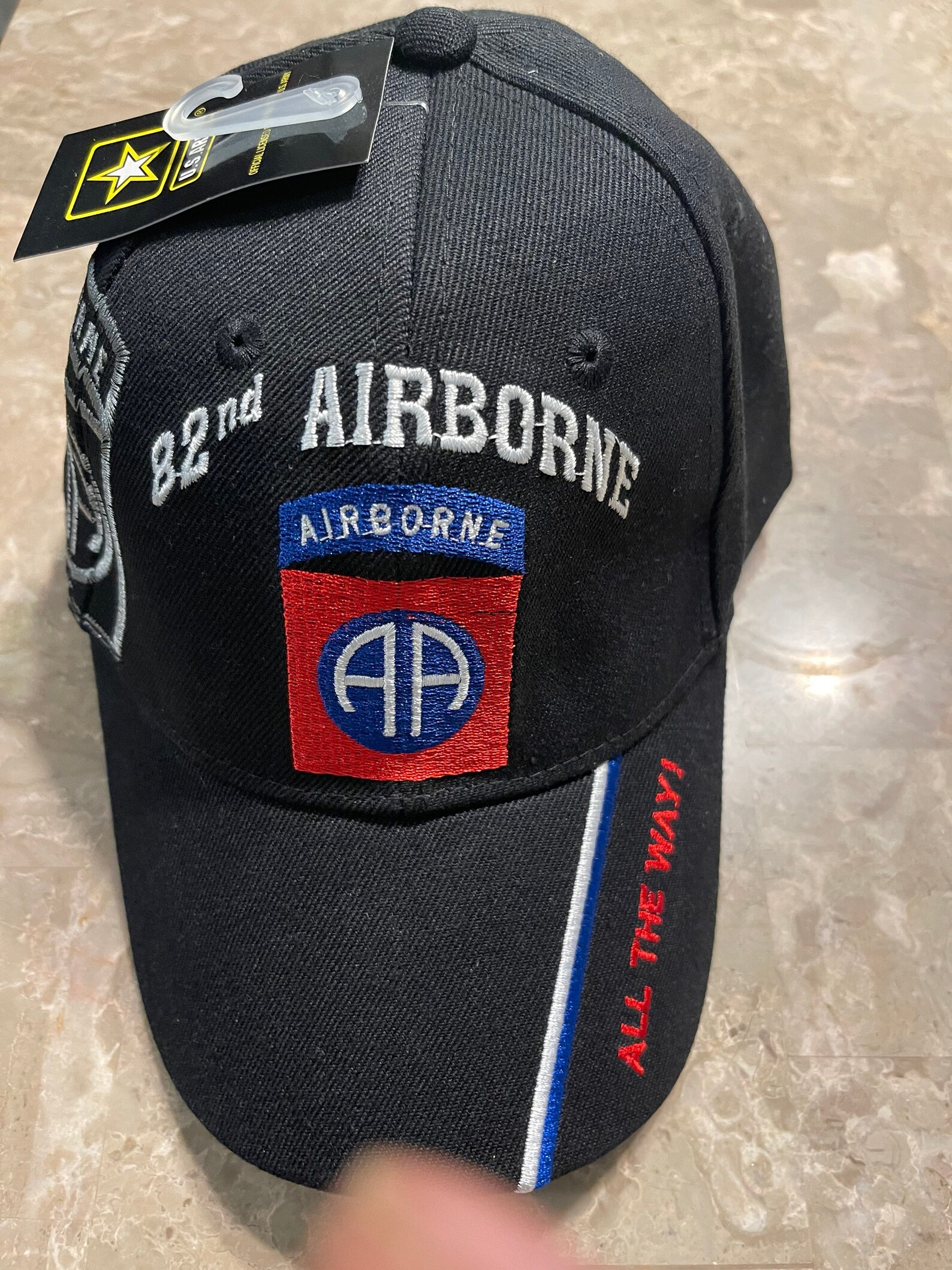82nd Airborne Division Cap Black | Etsy
