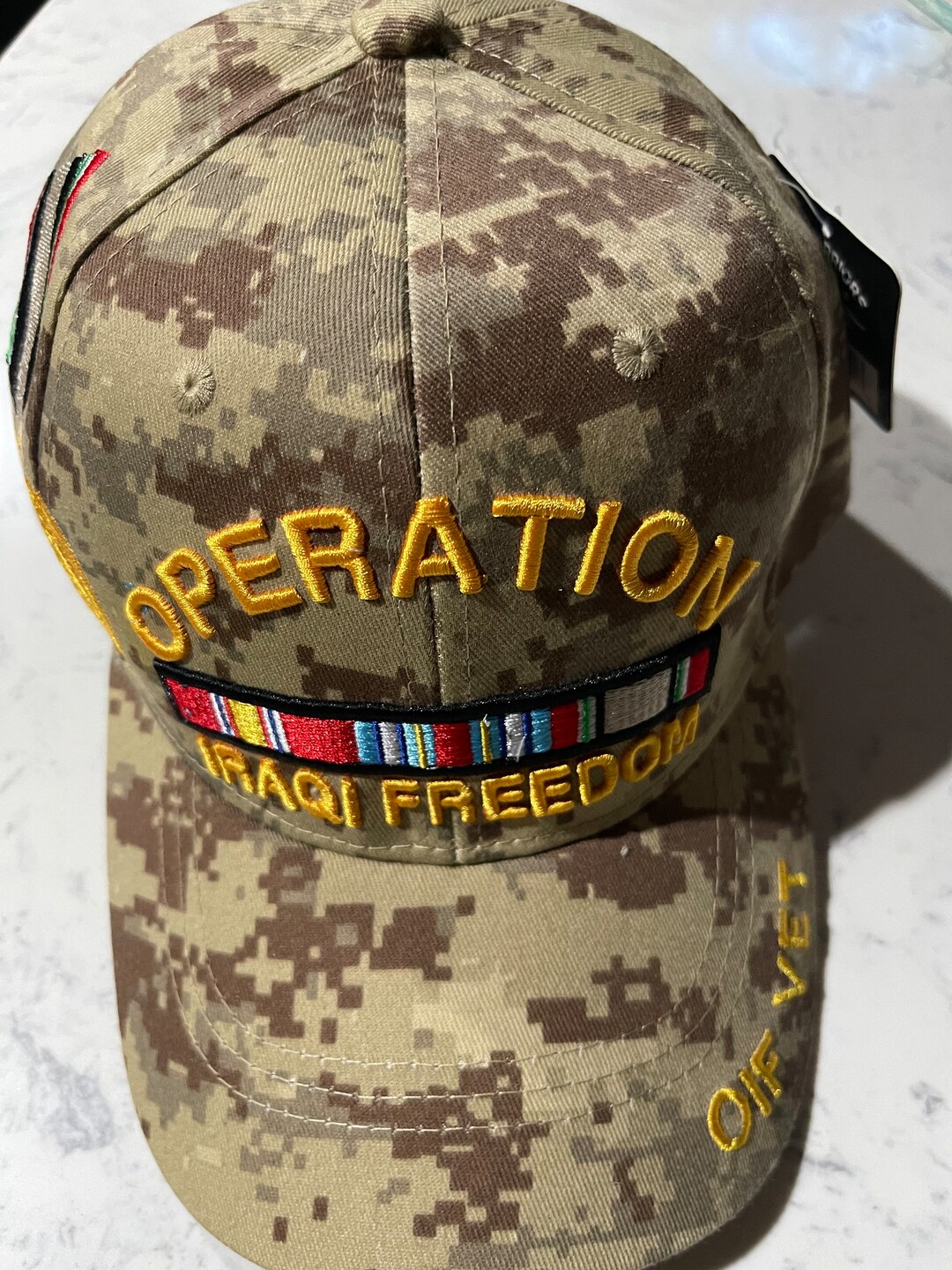 Operation Iraqi Freedom Cap Desert Camo - Etsy
