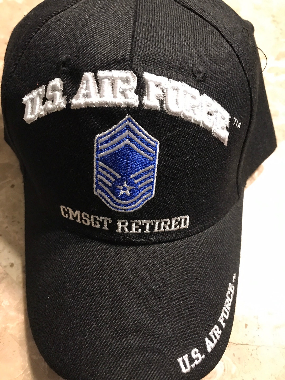 Air Force CMSGT Retired Black - Etsy