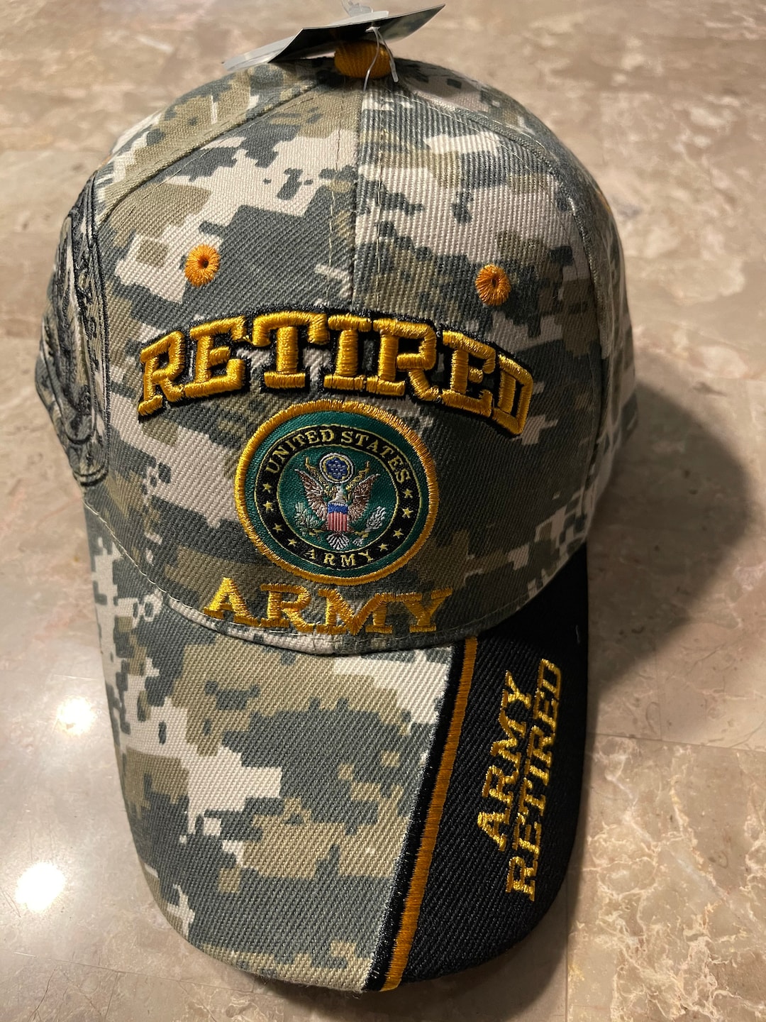 Army Retired Cap Green Camouflage - Etsy UK
