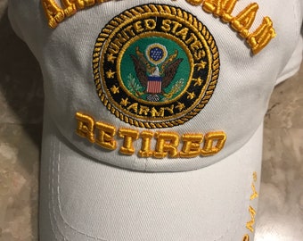 Us Army Retired Cap | Etsy
