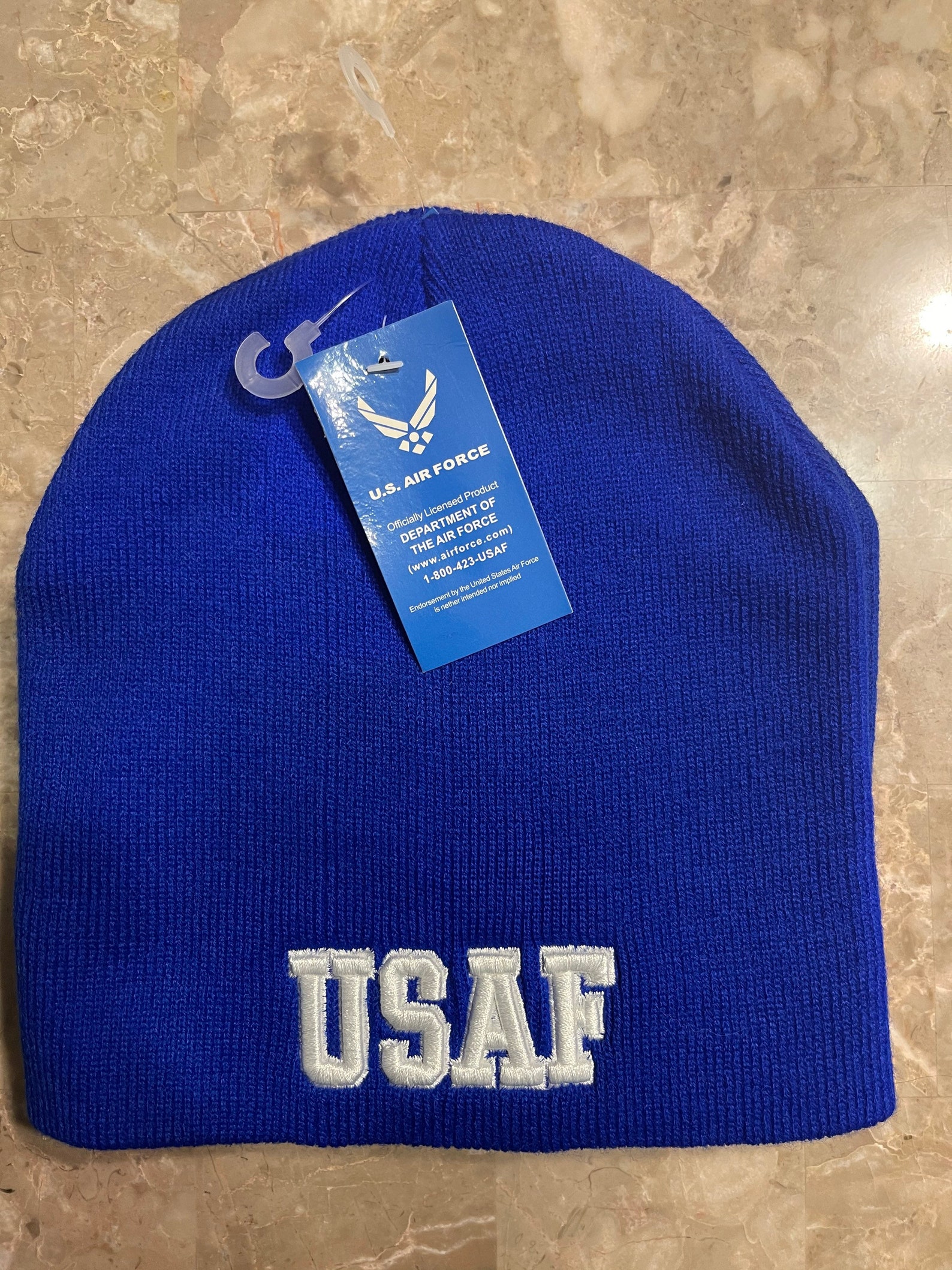 Air Force Beanie Cap Blue | Etsy