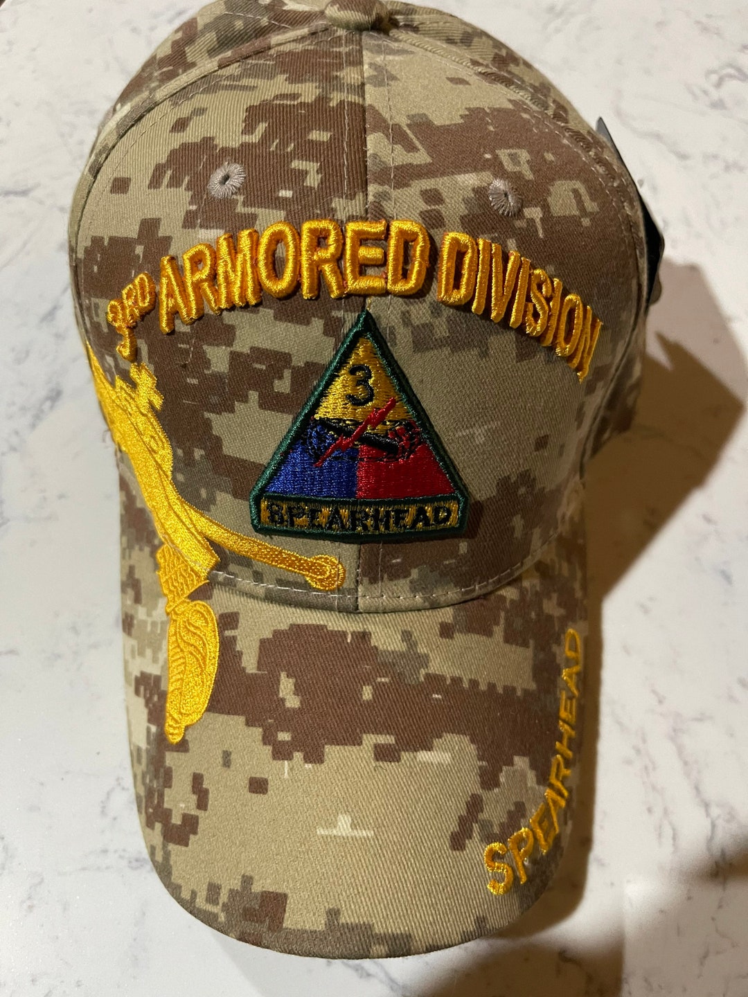 3rd Armored Division Cap spear Headdesert Camo - Etsy