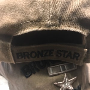 Bronze Star Heroism Cap Brown Moon Dust Color | Etsy