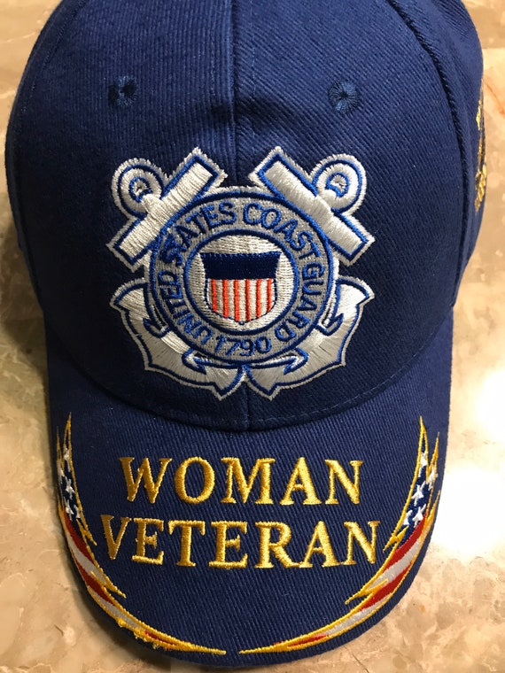 US Coast Guard Woman Veteran Cap Navy Blue | Etsy US Coast Guard Woman Veteran Cap Navy Blue | Etsy