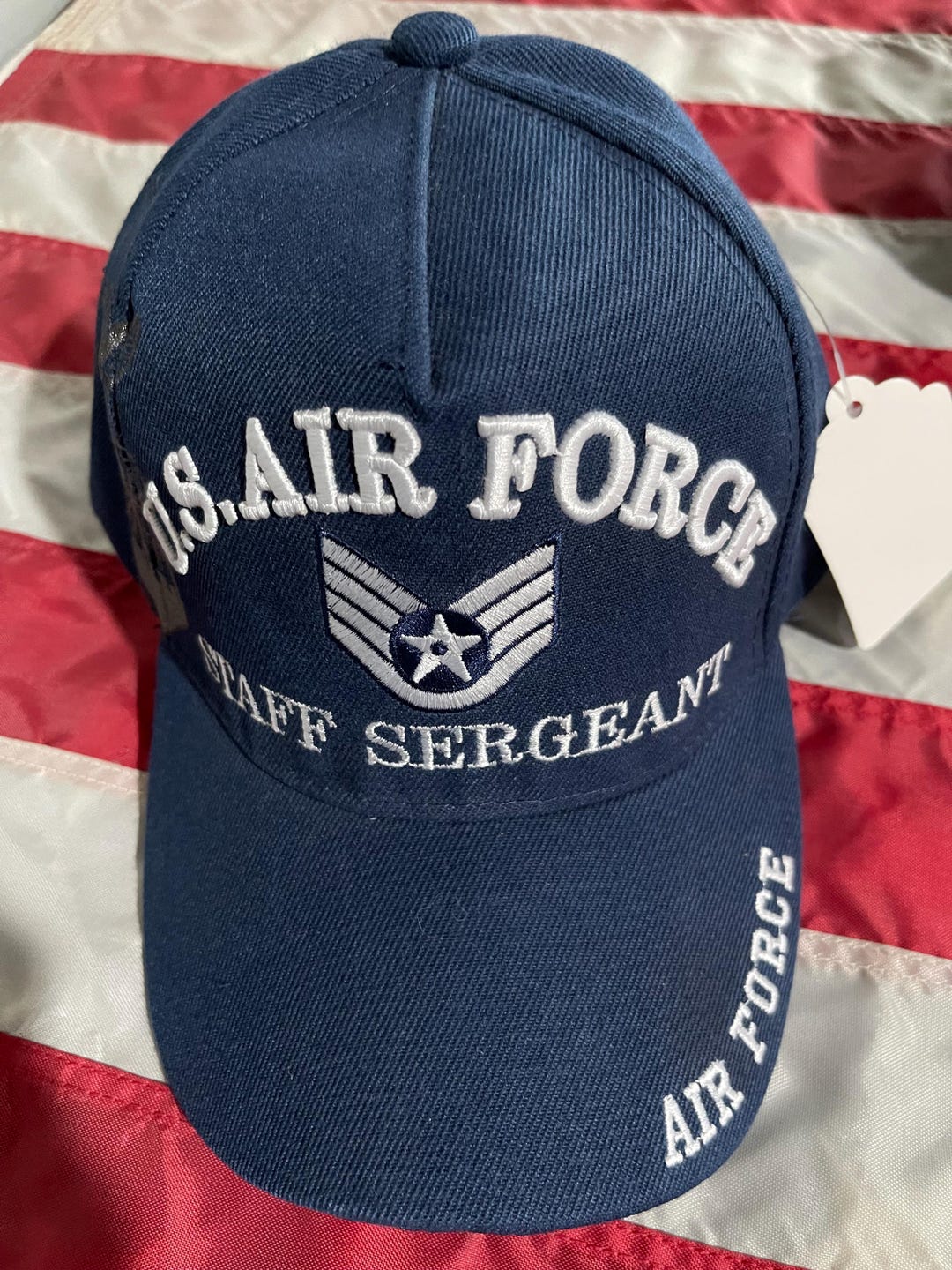 Air Force Staff Sergeant Rank Cap Blue - Etsy