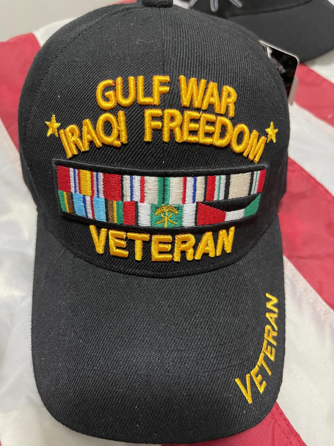 Gulf War, Iraqi Freedom Cap Black - Etsy