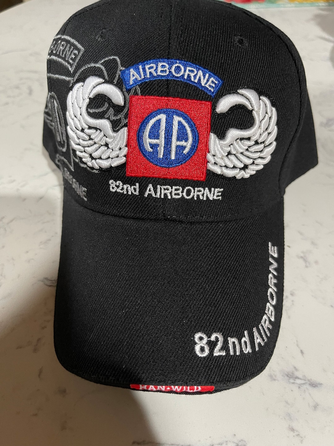 82nd Airborne Division Cap Black - Etsy