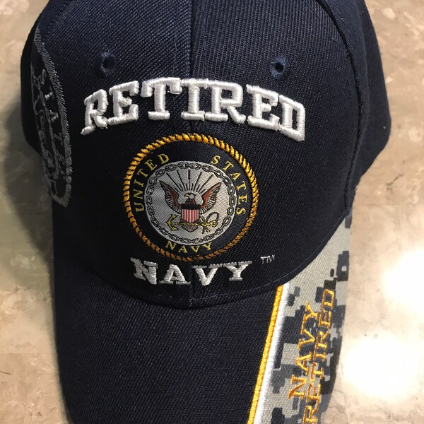 Us Navy Retired Cap - Etsy