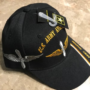 Army Aviation Cap With Embroidered Wings - Etsy