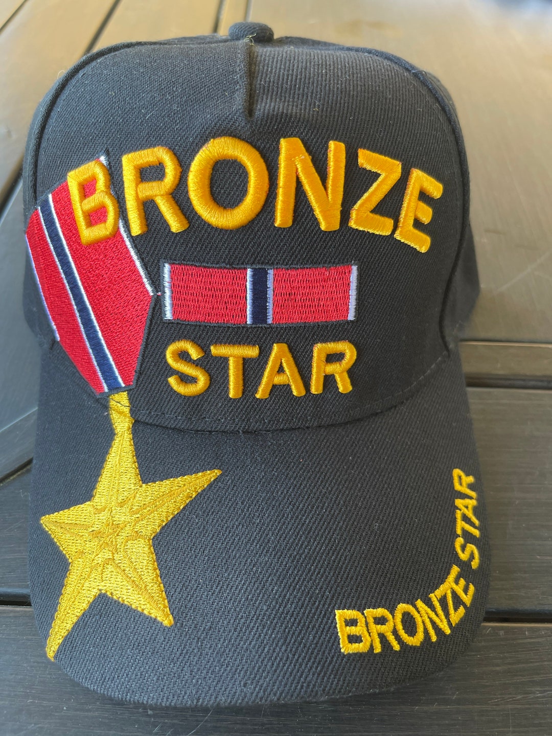 Bronze Star Cap Black - Etsy