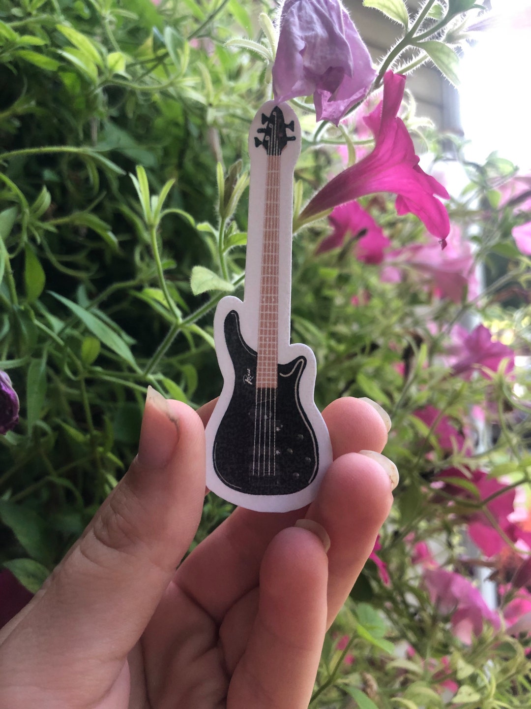 Bass Guitar Sticker - Etsy