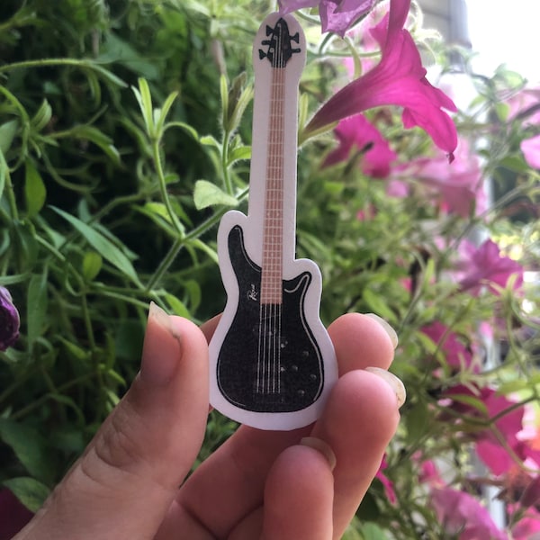 Bass Guitar Sticker - Etsy