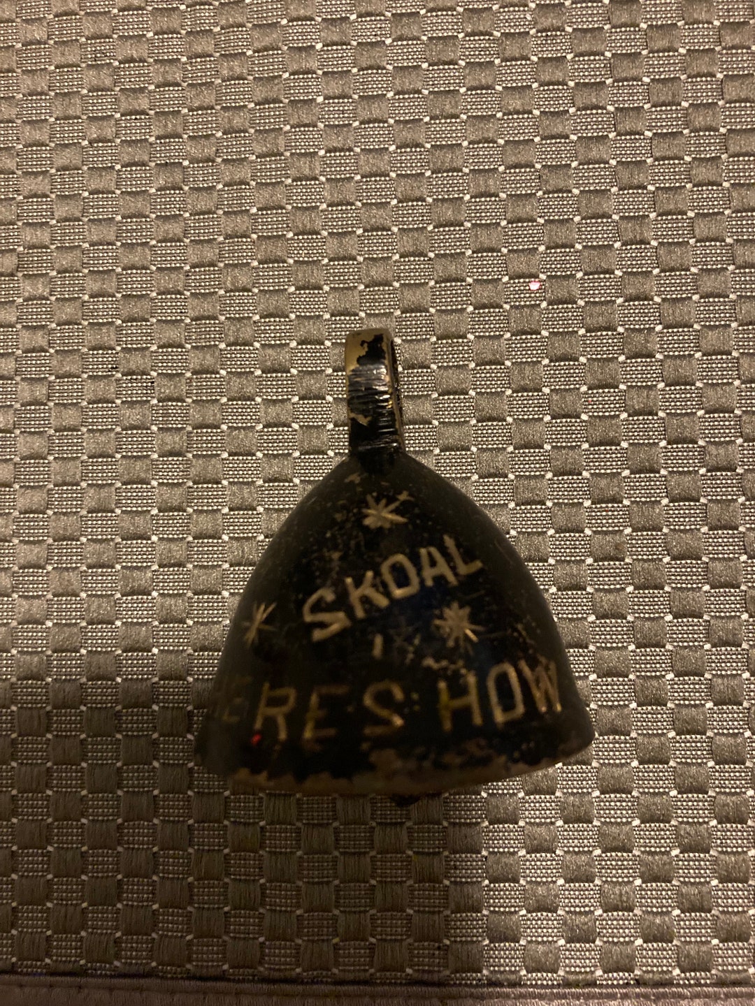 Vintage Skoal Brass Bell heres How - Etsy