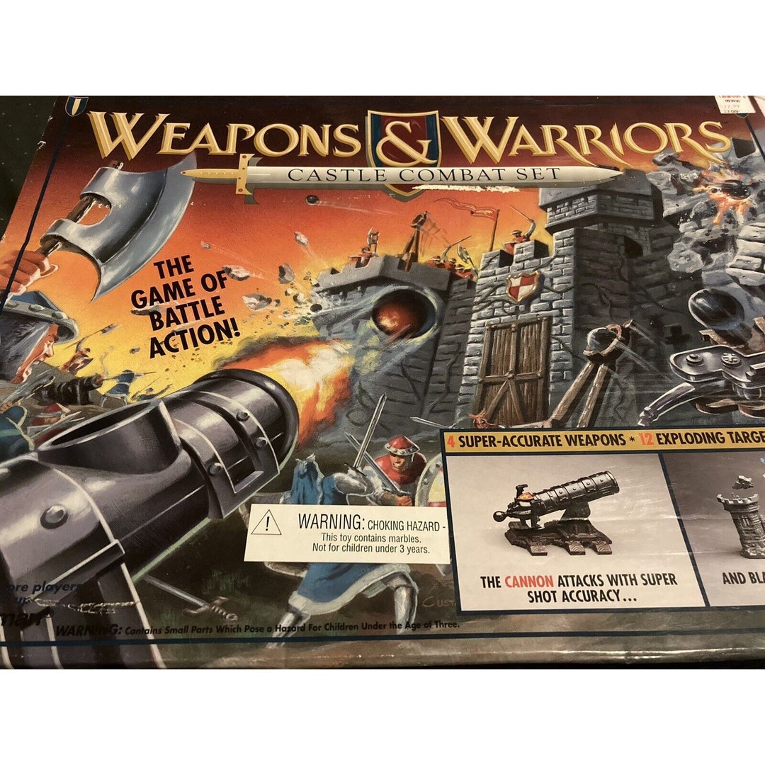 Pressman 1994 Weapons and Warriors Castle Combat Set. - Etsy