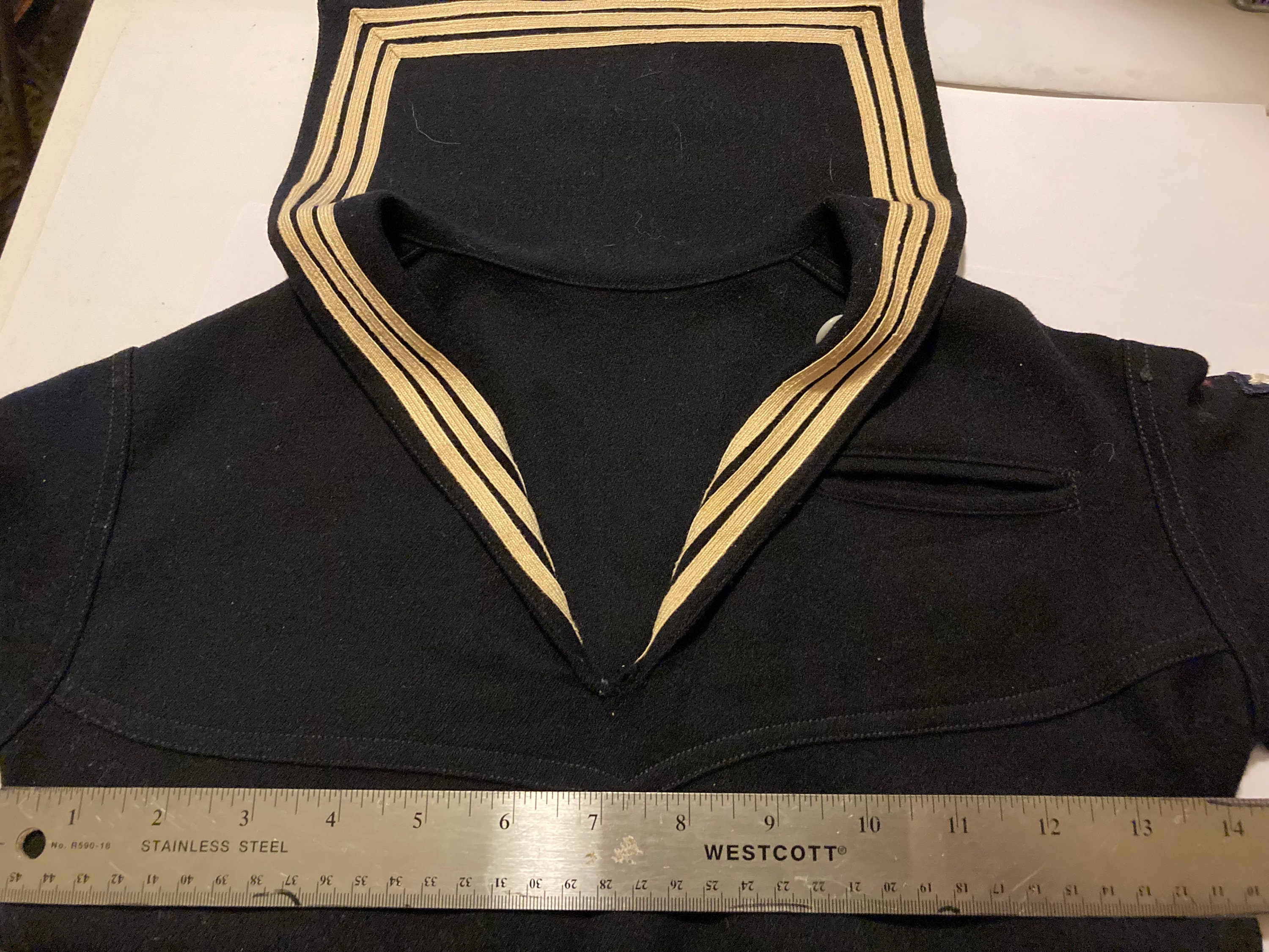 Vintage Antique US Navy Childrens Cracker Jack Uniform Sailor Top - Etsy