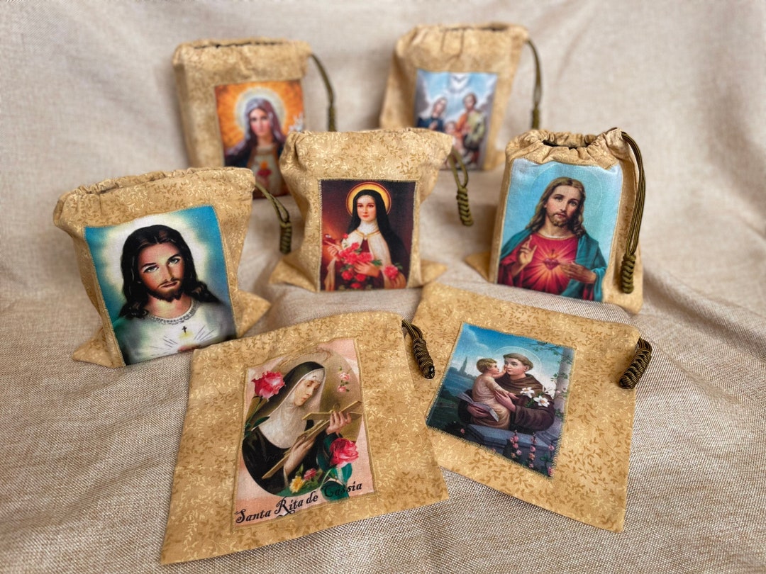 Religious Image Drawstring Bags - Etsy