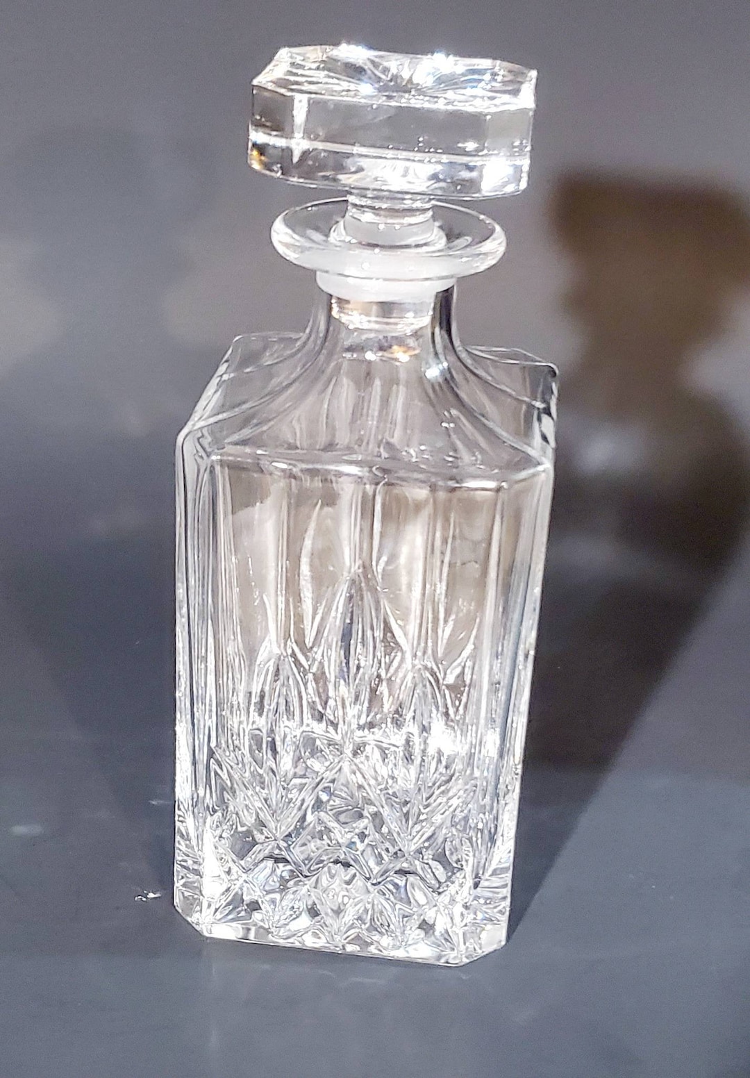 Square Decanter With Stopper, Provence Pattern by CRISTAL D'ARQUES ...