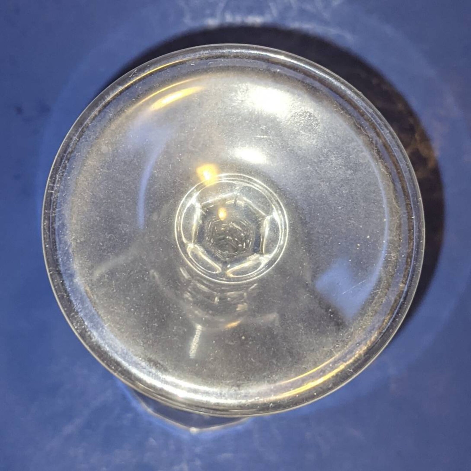 Vintage Lead Crystal Water Goblets, Set of 5, Pressed Glass - Etsy