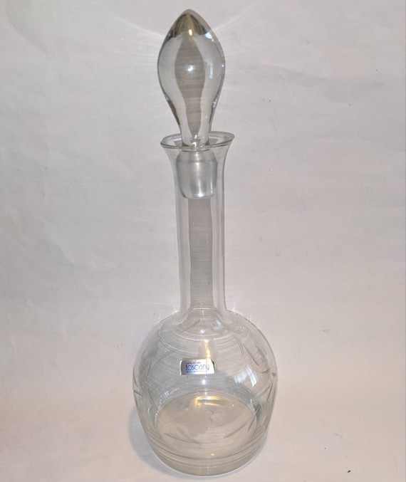 Decanter Hand Blown Tuscany Made in Romania | Etsy