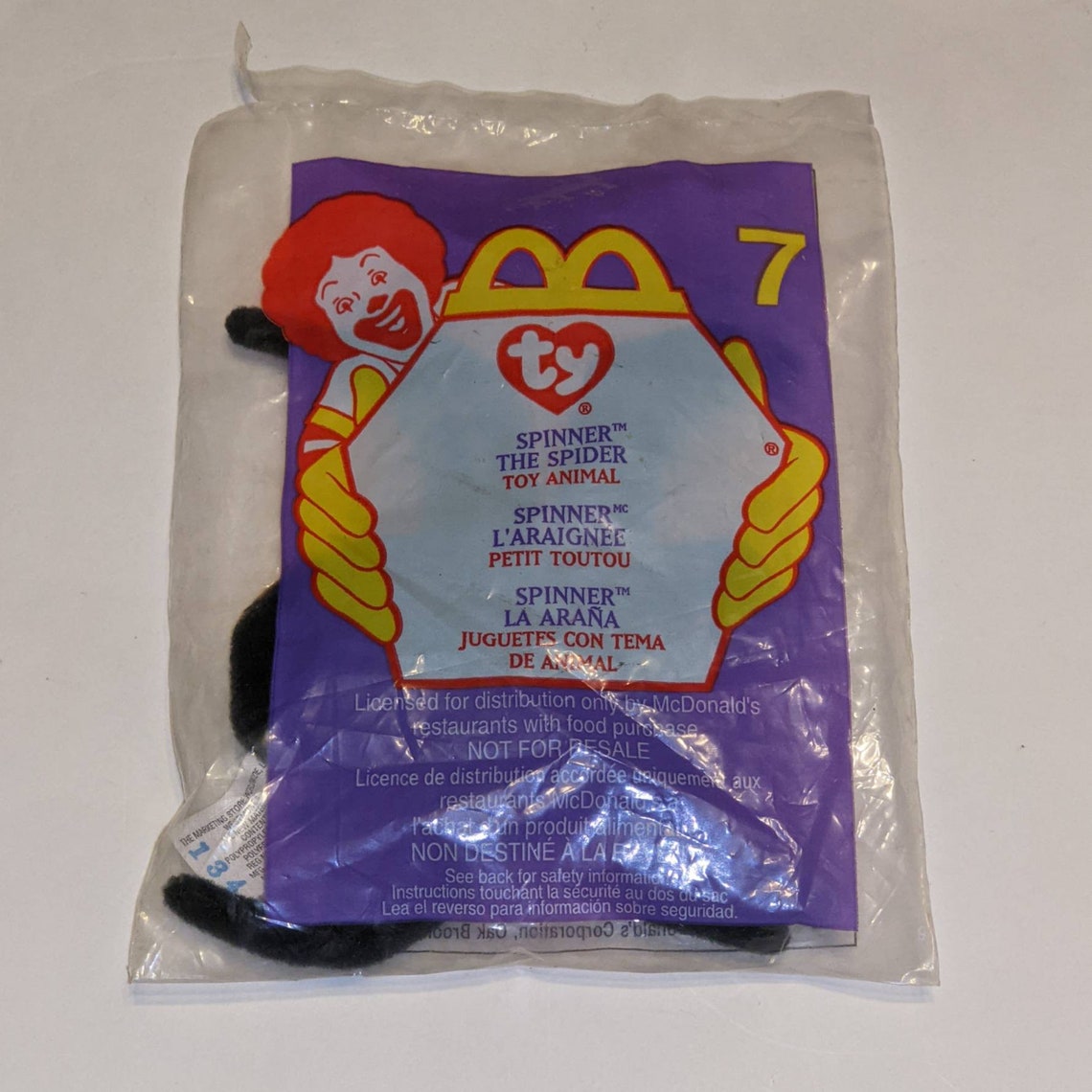Spinner the Spider Beanie Baby McDonald's Happy Meal | Etsy